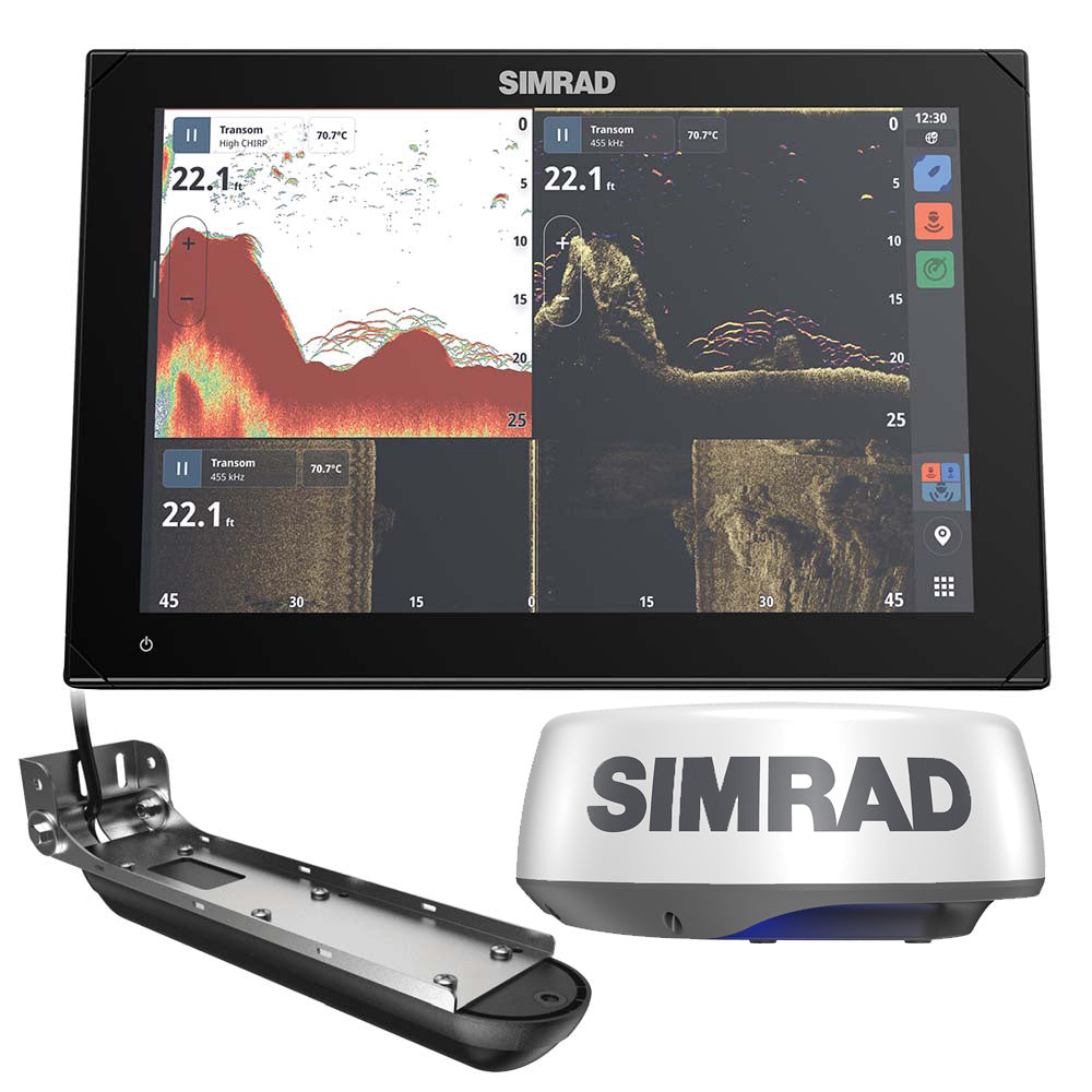 Simrad NSX 3012 Radar Bundle HALO20 Radar Dome Active Imaging 3in1 Transducer 00015378001 – REDI ...